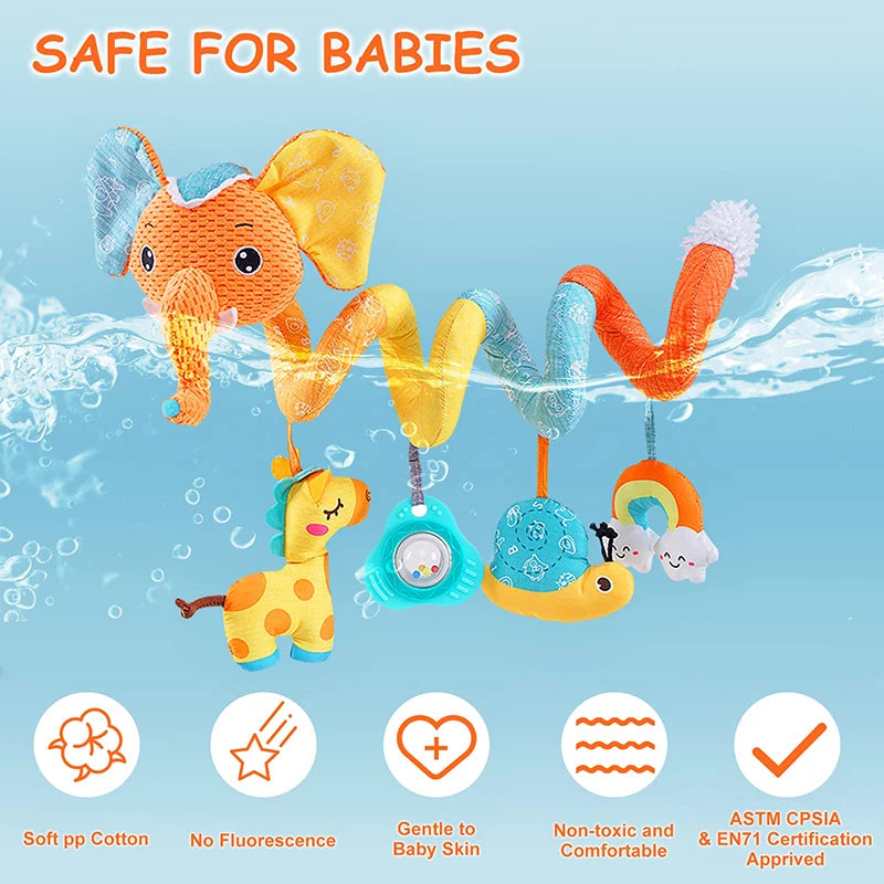 Newborns Spiral Hanging Activity Toy Baby
