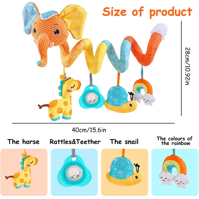 Newborns Spiral Hanging Activity Toy Baby